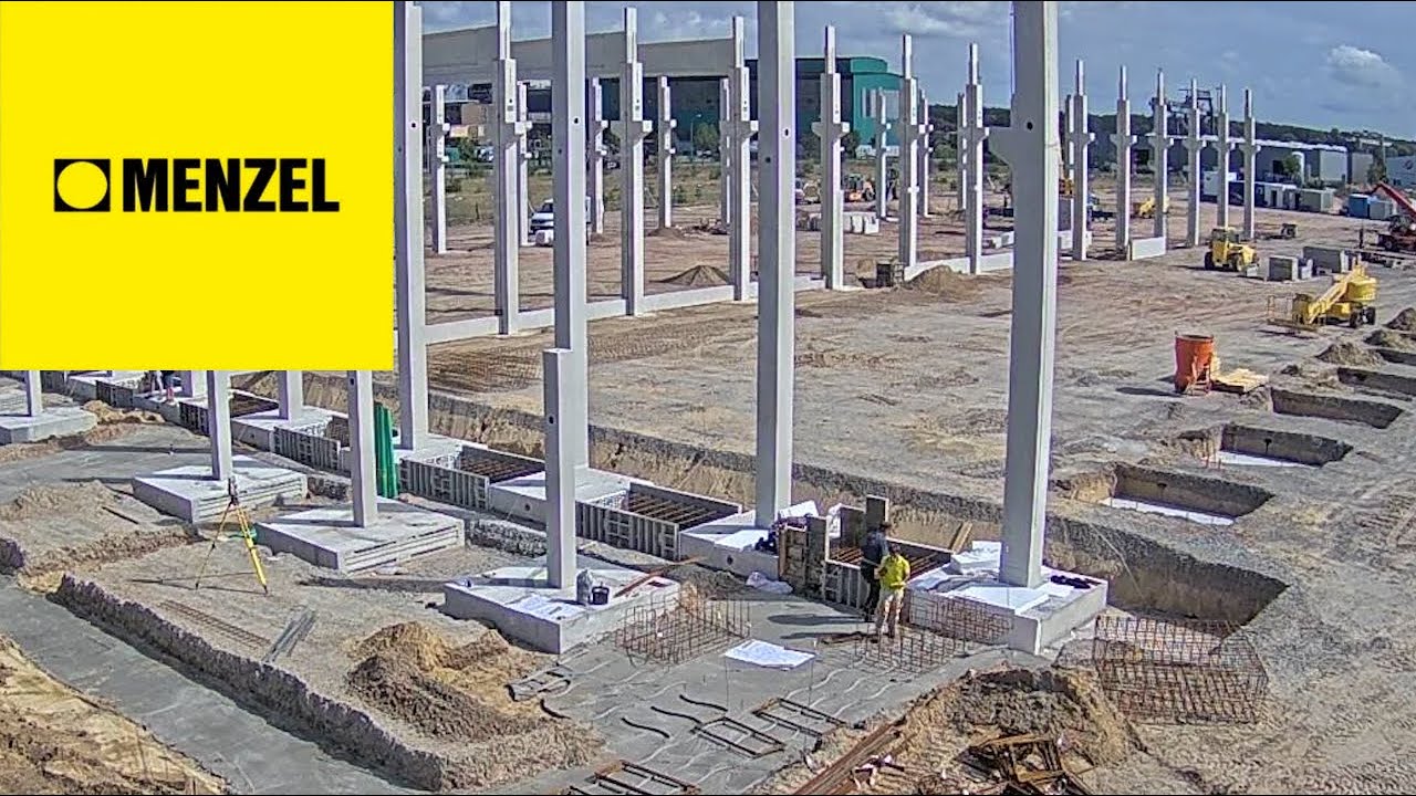 17 months in fast motion - Menzel's new electric motor factory in ...