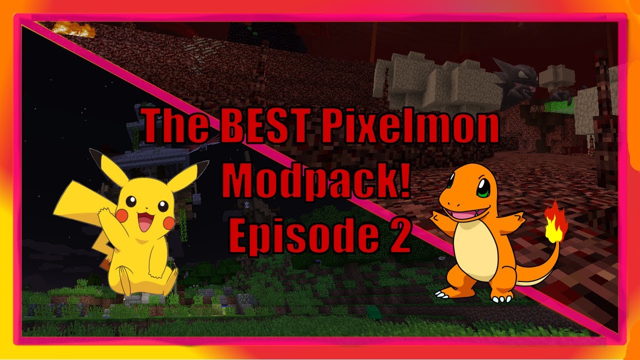 Pokemon in the Nether!? | The BEST Pixelmon Modpack! #2 (Pokehann Craft ...