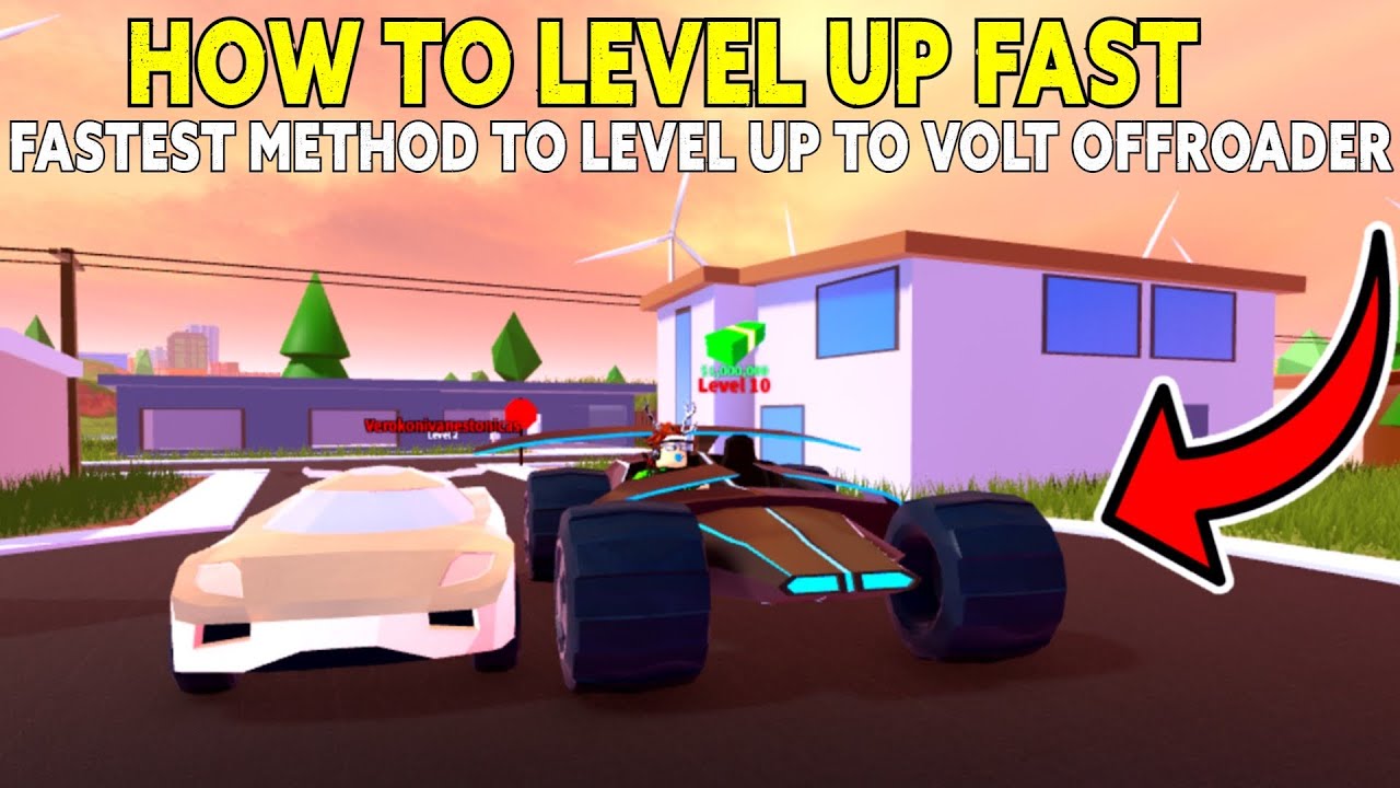 HOW TO LEVEL UP TO THE VOLT 4X4 *FASTEST METHOD* (Roblox Jailbreak ...