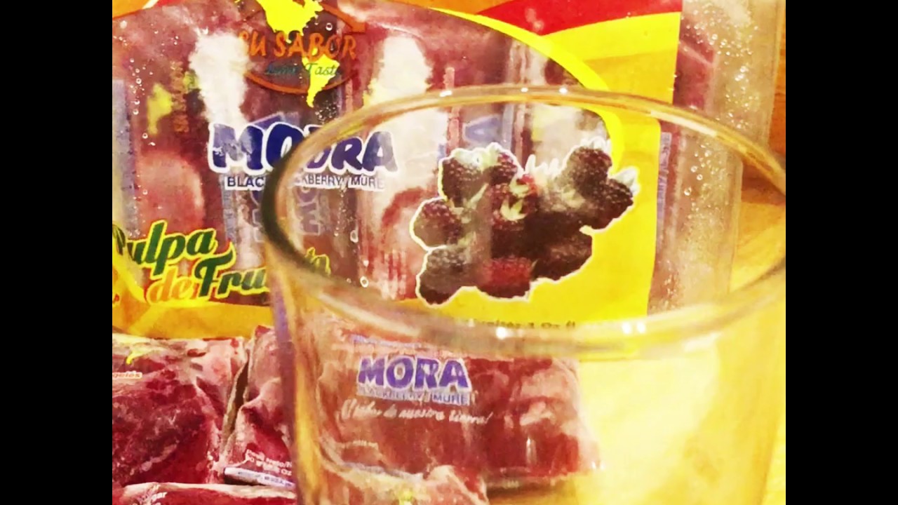 Pulpa de Mora SU SABOR - YouTube