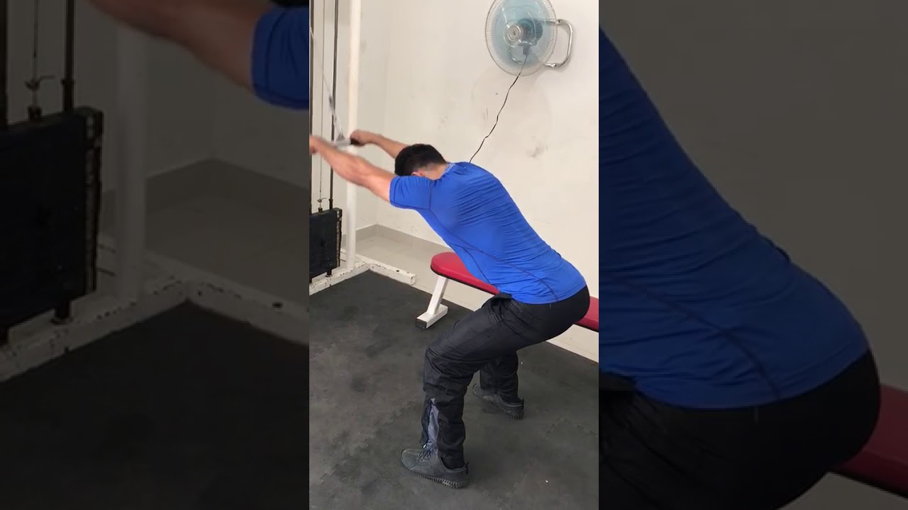 PULL OVER EN POLEA ALTA 4X10 - YouTube