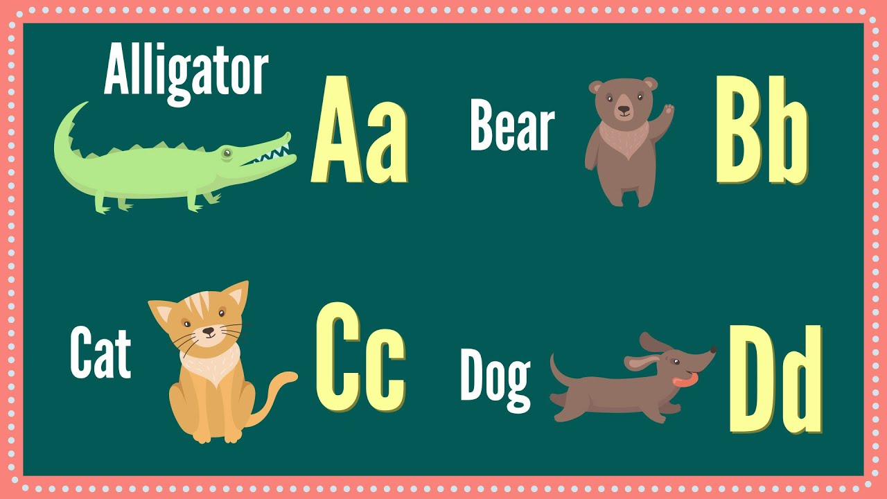 abcd | abcd cartoon | abcd animals | alphabet animals | abc alphabet ...