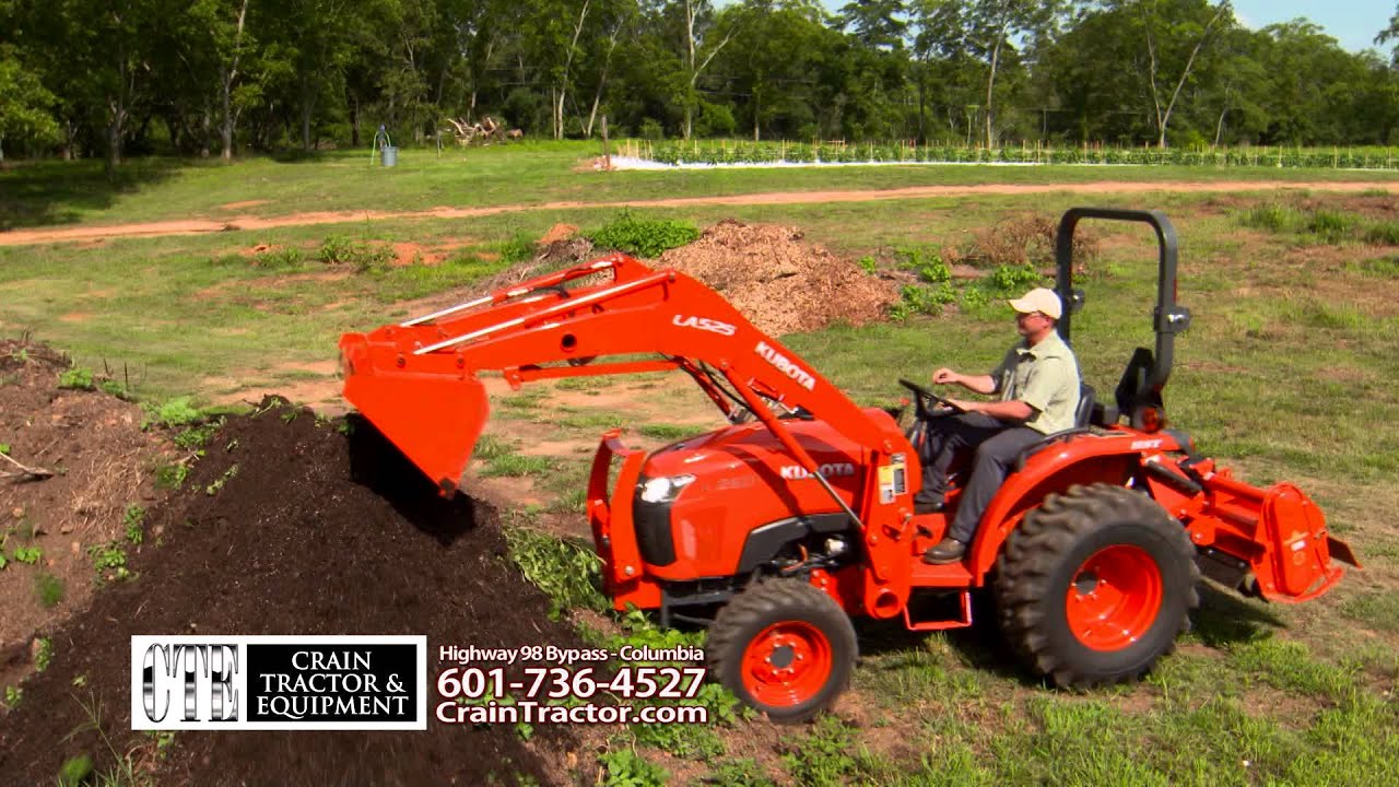 WDAM Commercial - Crain Tractor & Equipment - Kubota Tractor - YouTube