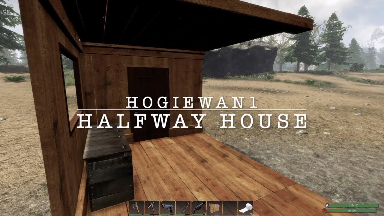 Subsistence Construction Series Ep79 Halfway house - YouTube