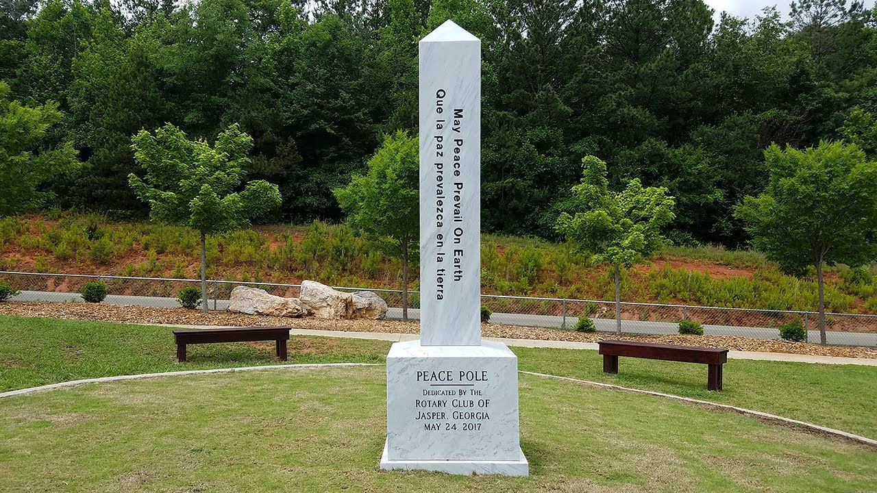 Rotary Peace Pole Dedication - YouTube