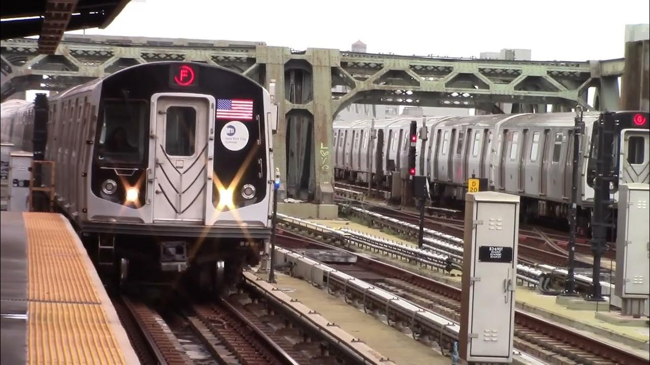 IND/BMT: Lcl (F)(G)(R) Exp (D)(F)(N) Trains at 4th Ave-9th St [R46, R68, R160A, R160B] - NYC ...