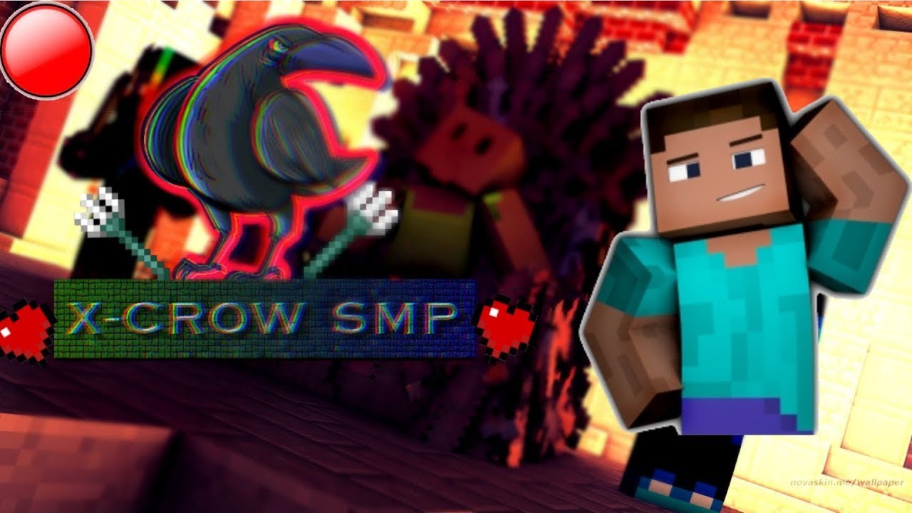 Playing on CROW SMP!!! Grinding bow! - YouTube