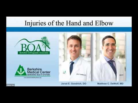 BHS Orthopaedics Event Injuries of the Hand and Elbow 02 24 2021 VIDEO