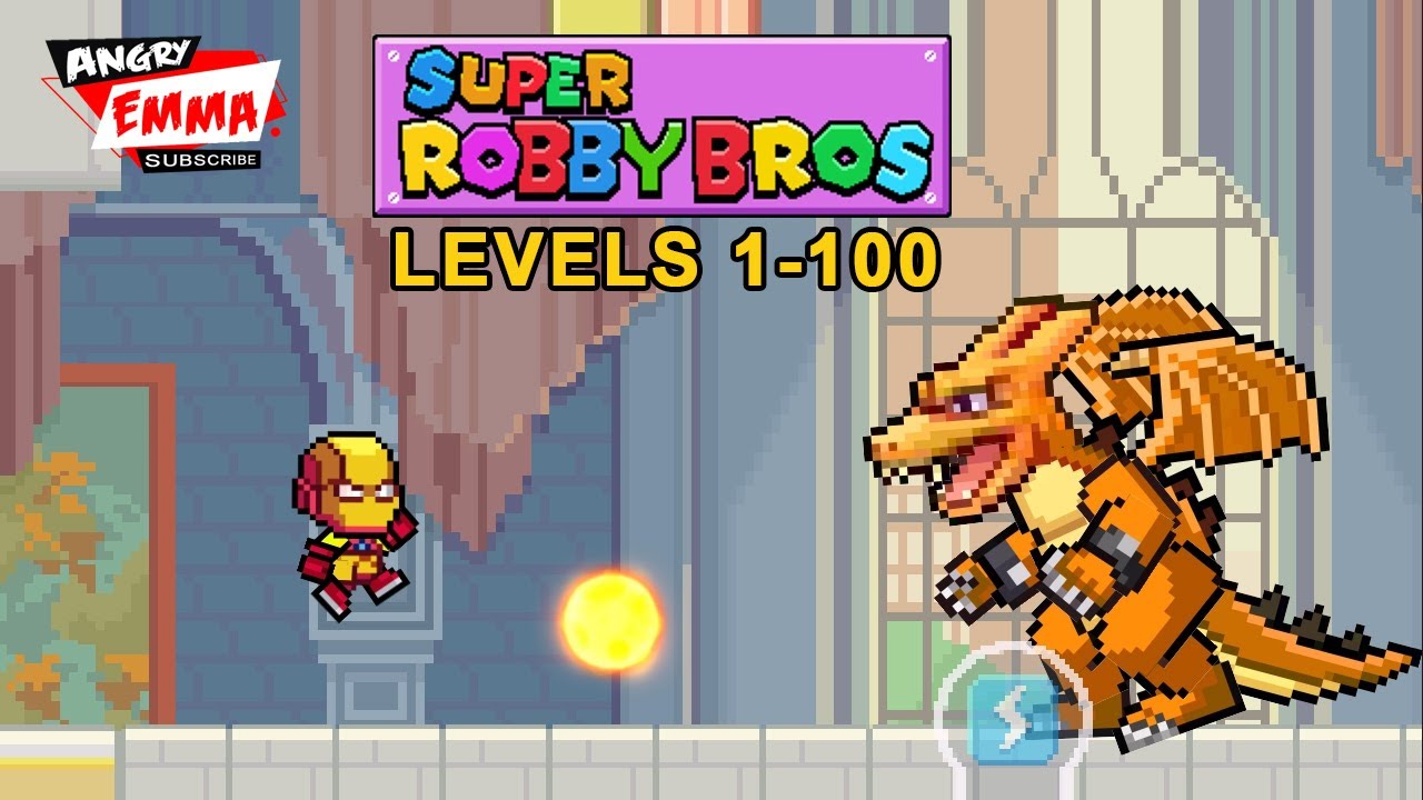 Super Robby Bros - Levels 1-100 - YouTube