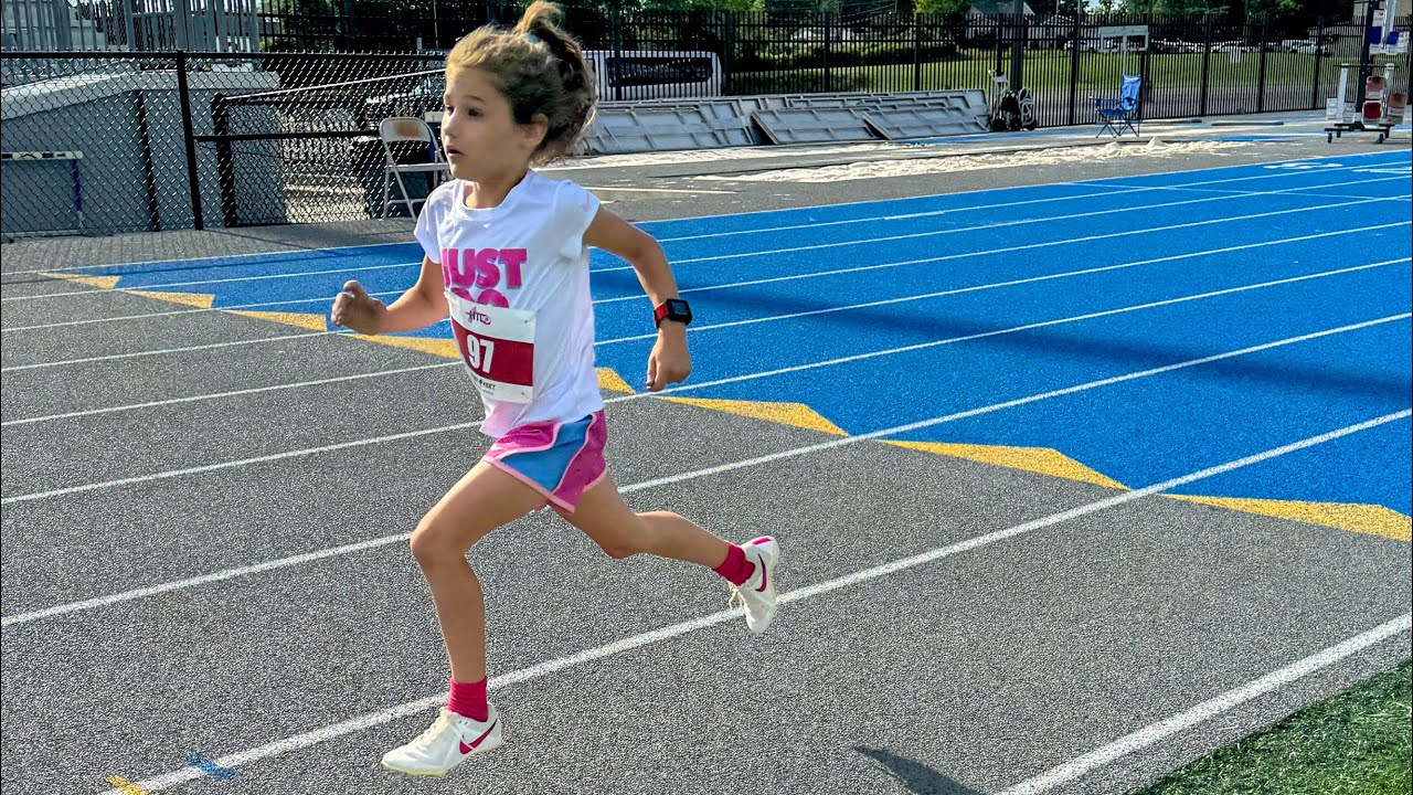 Cheering my kids during a track meet - YouTube