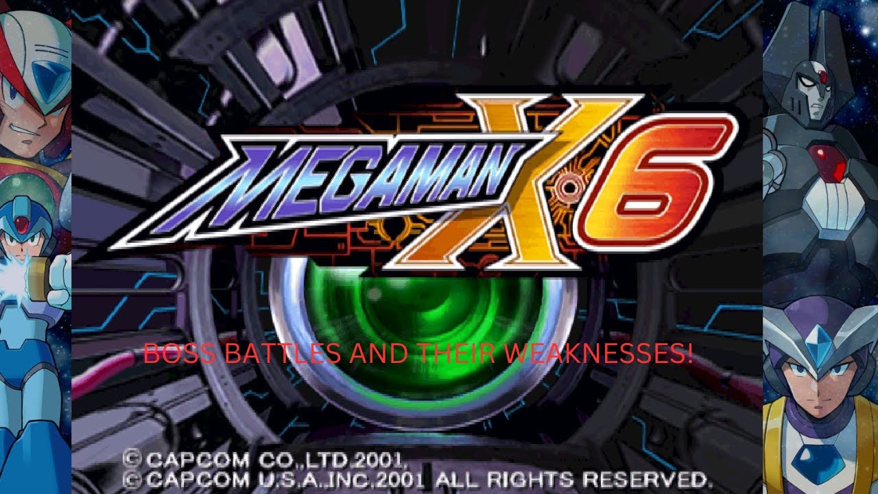 MEGAMAN X6 BOSS BATTLES AND WEAKNESSES - YouTube