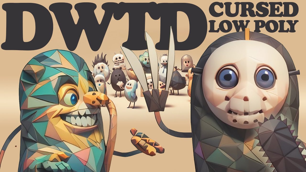 Cursed Dumb Ways to Die Low Poly Faces - YouTube