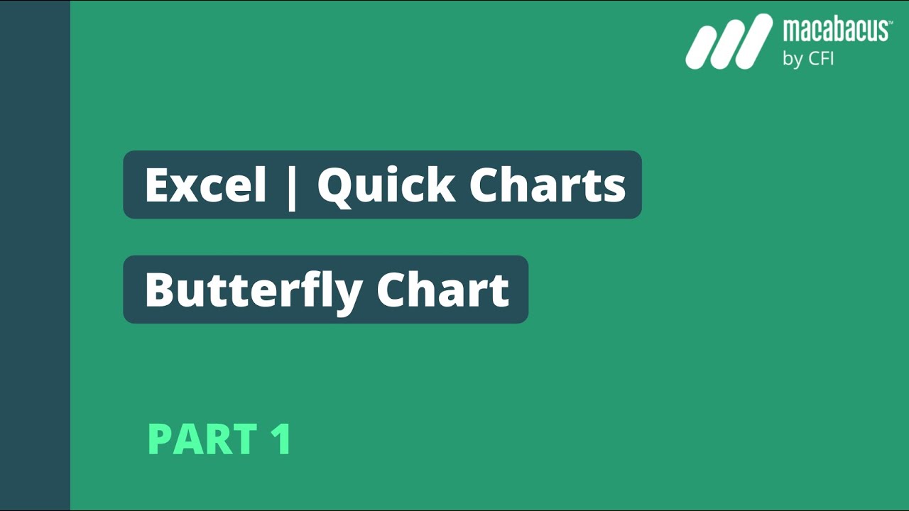 Excel | Quick Charts Butterfly Chart Part 1 | Macabacus - YouTube