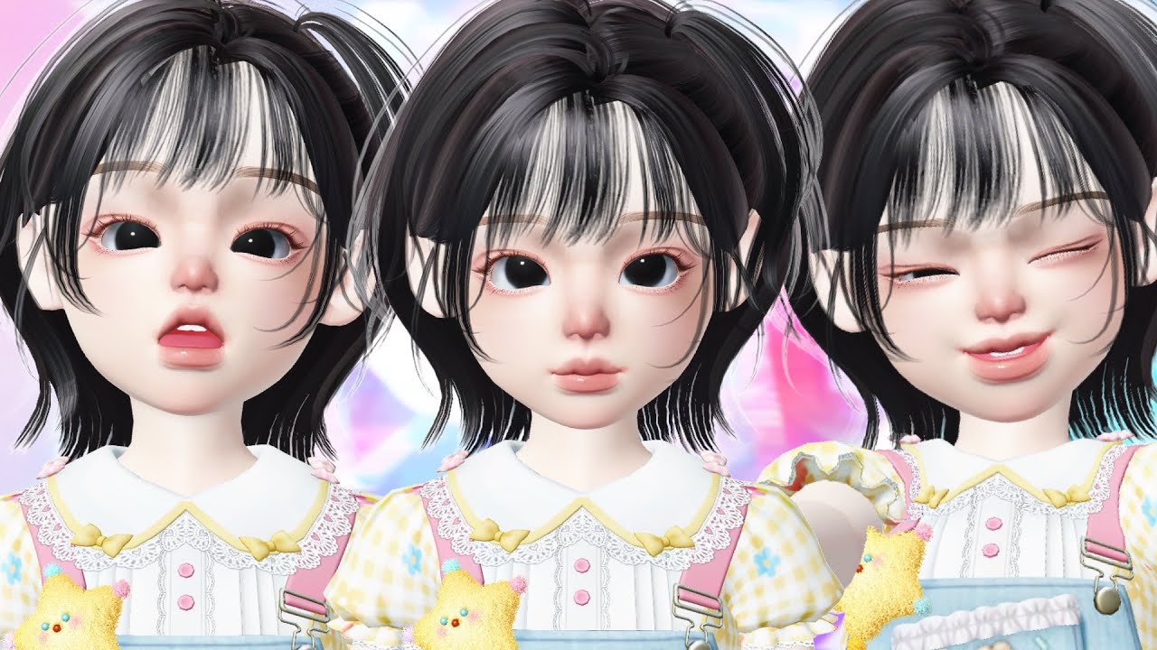 zepeto face tutorial┊cute soft baby girl face (tutorial oplas zepeto ...