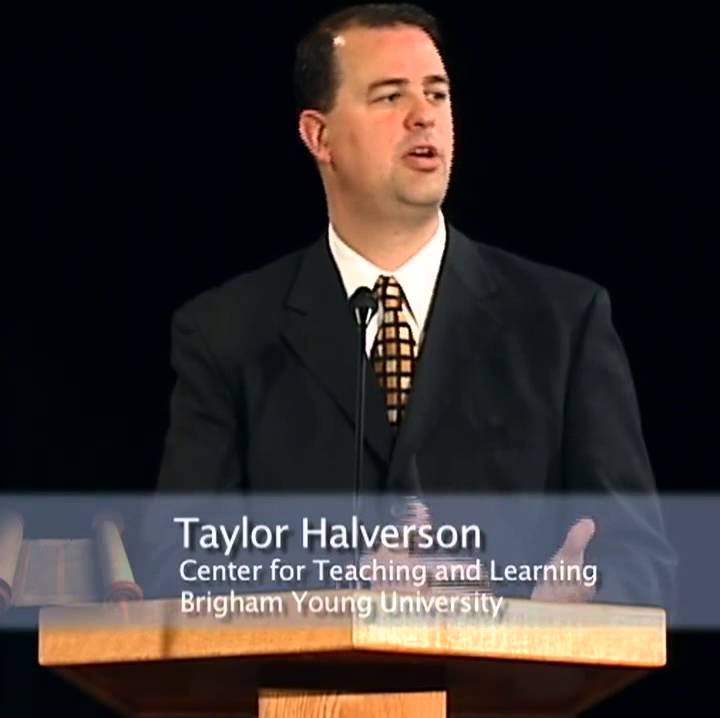 Sperry Symposium 2009 - Taylor Halverson - YouTube