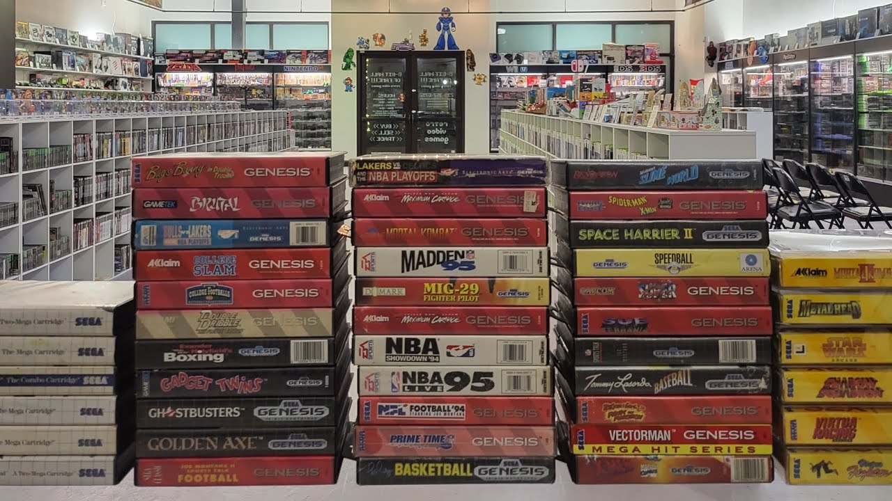 Sega Genesis & Master system games priced/cleaned and just put on the ...