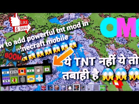 HOW TO GET 8+ POWERFUL TNT💥 MOD💥IN MINECRAFT MOBILE 😱😱 EASILY - YouTube