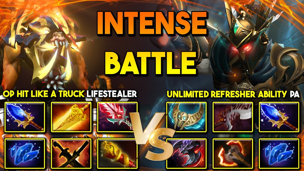 INTENSE BATTLE | OP HIT LIKE A TRUCK Lifestealer Vs. UNLIMITED REFRESH ...