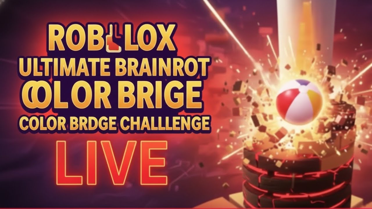ROBLOX ULTIMATE BRAINROT COLOR BRIDGE CHALLENGED LIVE NOW - YouTube