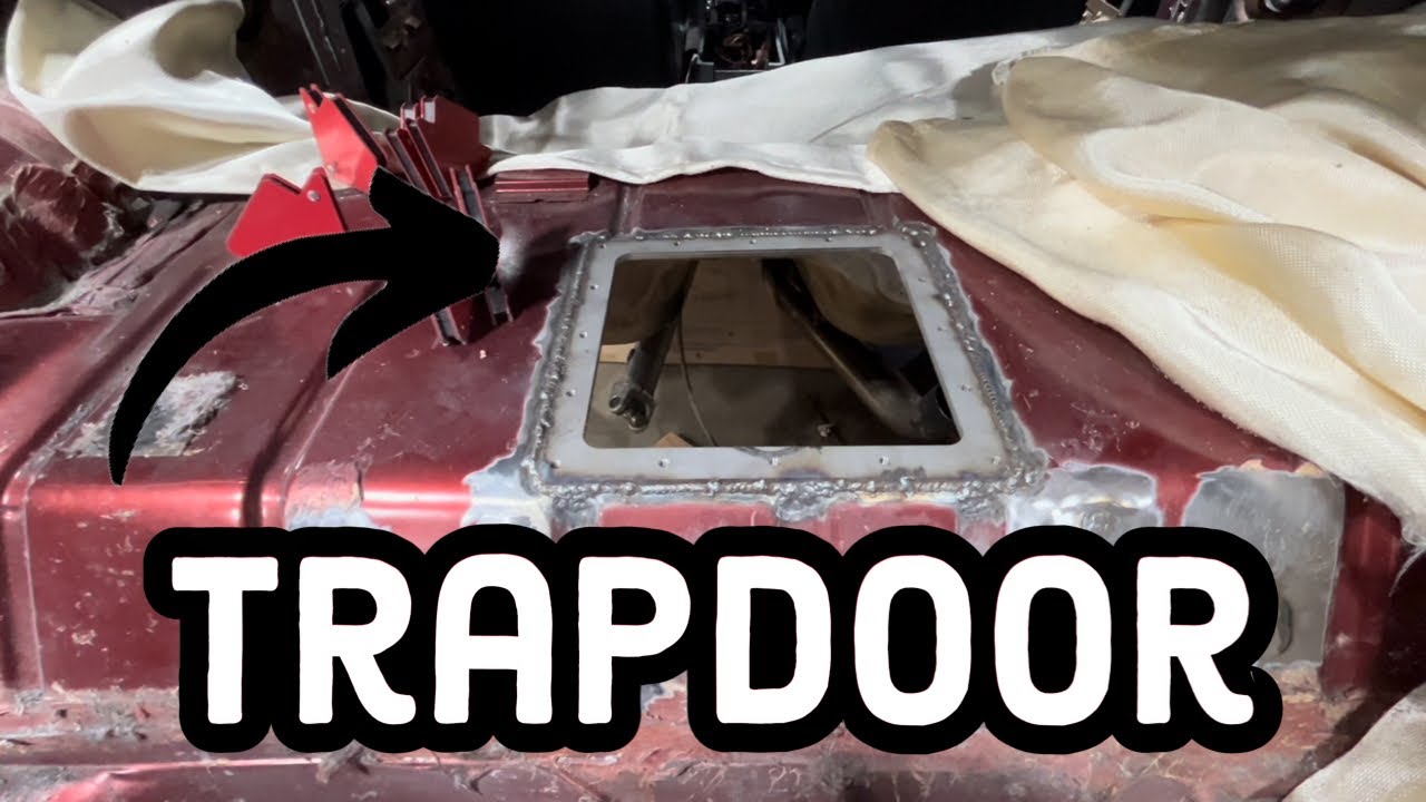 3rd Gen Camaro Fuel Pump Trap Door (Welded In) - YouTube