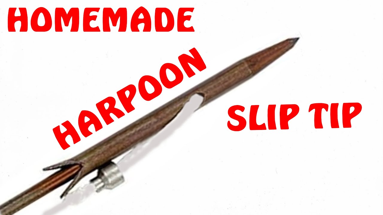 Slip harpoon tip, how to make it at home? - YouTube