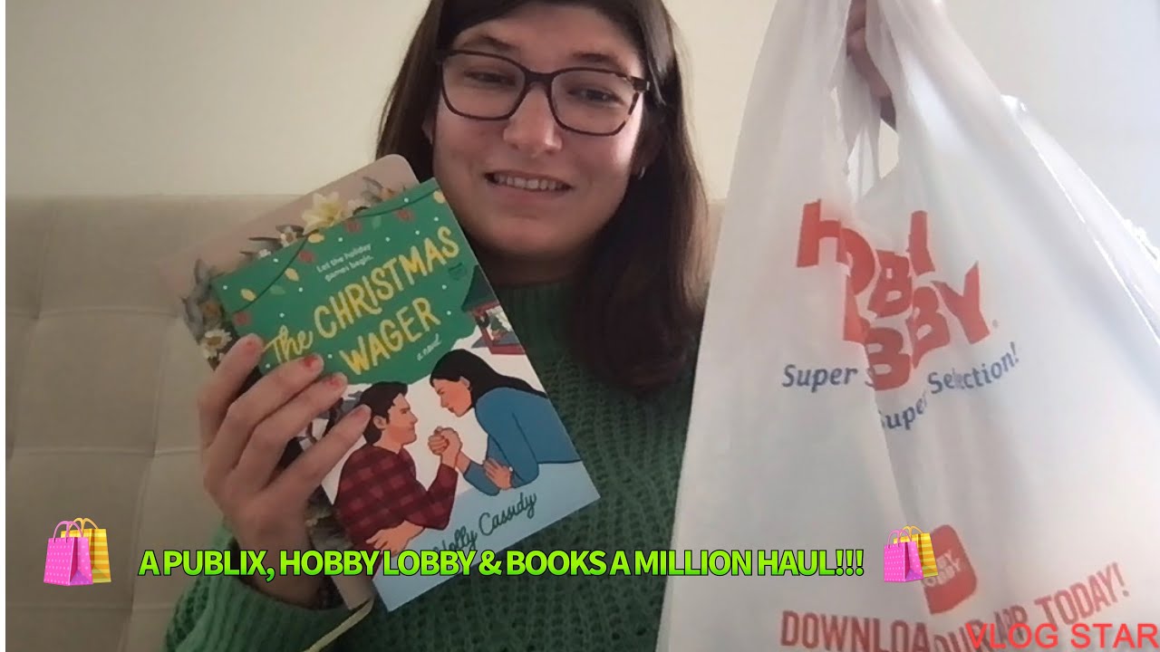 🛍📓🎄🎅 A Publix, Hobby Lobby & Books A Million Haul.... 🛍📓🎄🎅 - YouTube