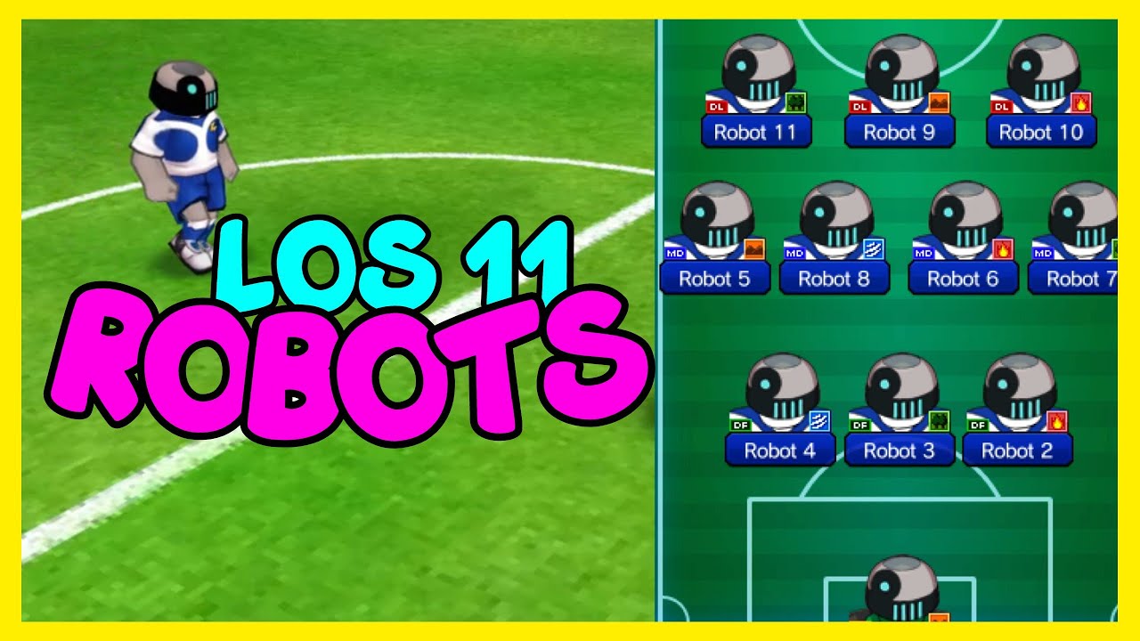 LOS 11 ROBOTS en INAZUMA ELEVEN GO GALAXI - YouTube