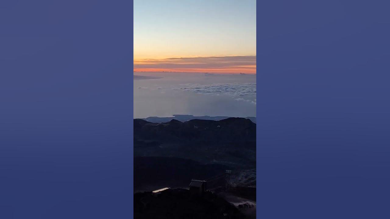 Sunrise Teide/Tenerife - YouTube