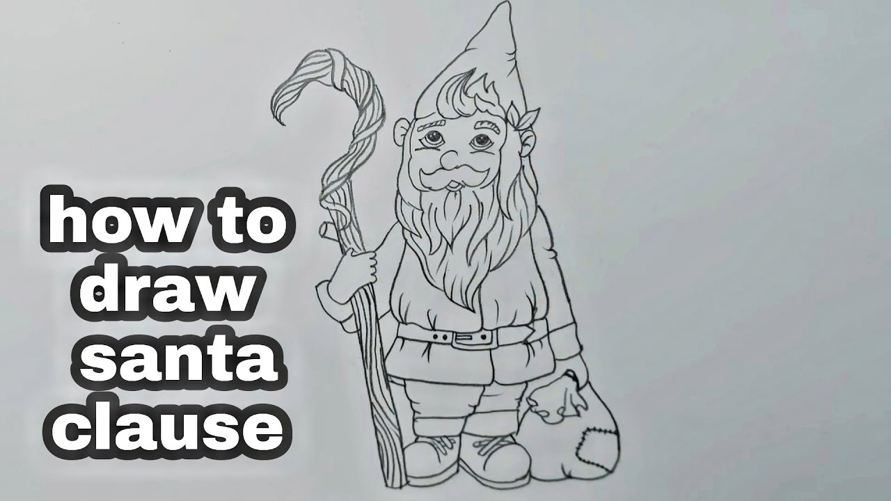How to draw santa Clause step by step | Christmas drawing | easy santa ...