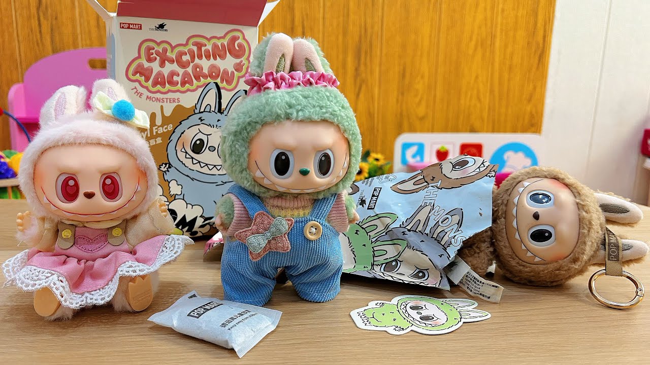 6 Minutes Satisfying with Unboxing Labubu Have A Seat and Labubu ...