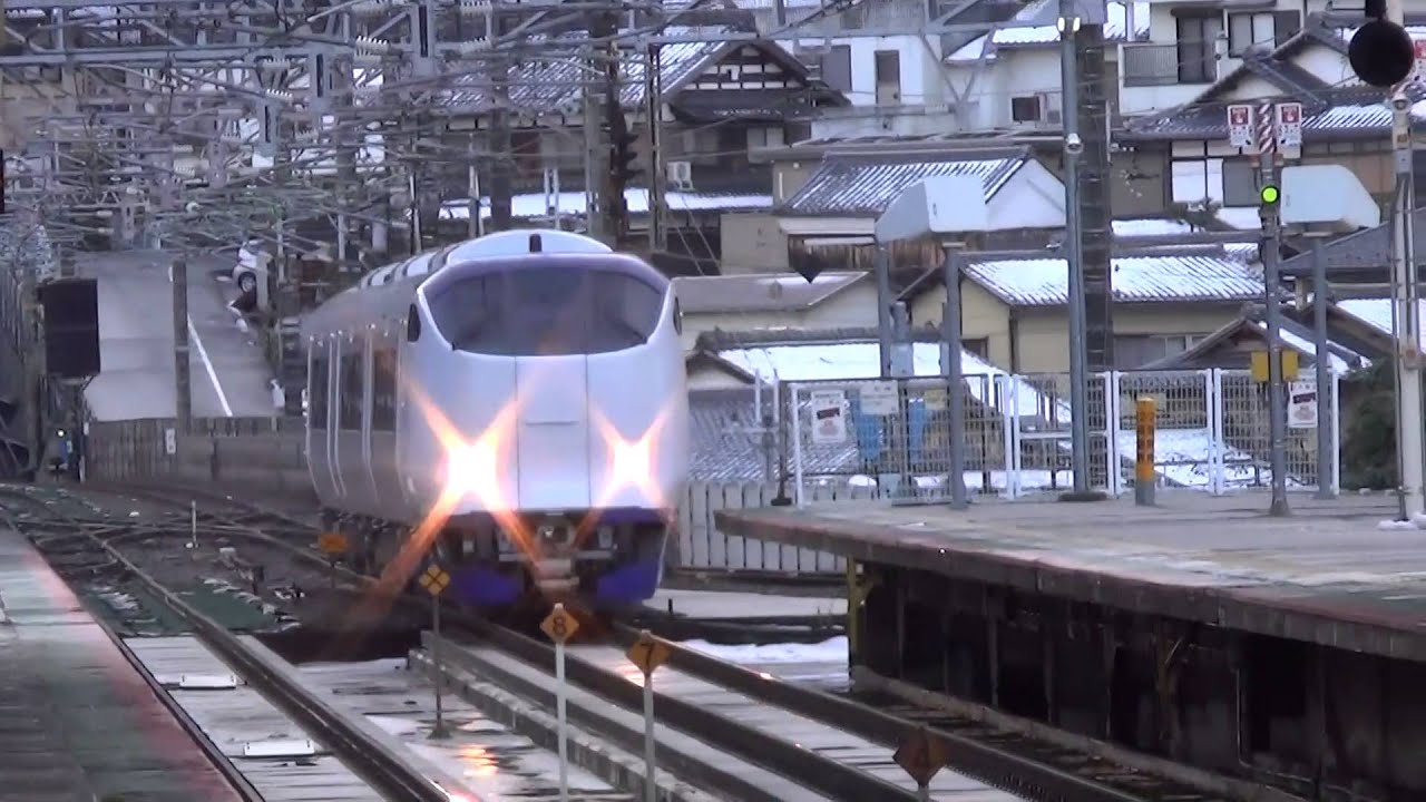 [FHD]281系湖西線団臨(20160120) Chartered Train Using 281 EMU on Kosei Line ...