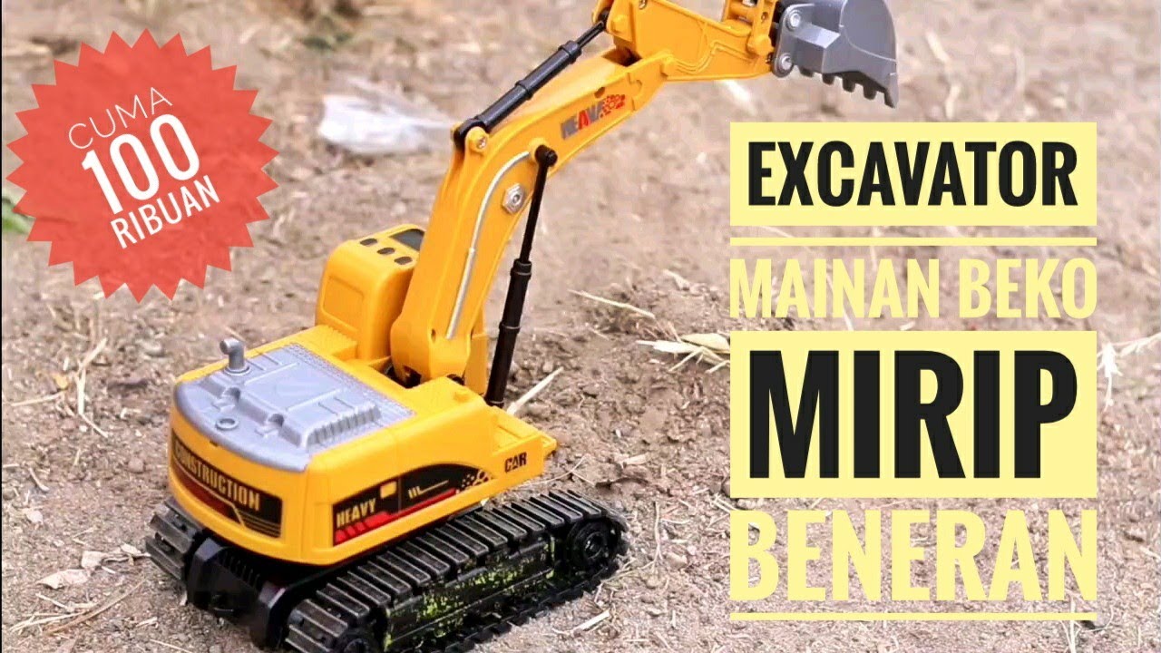 Beko Mainan Anak-anak Remote Control RC Excavator mainan 6CH QH25-01 ...