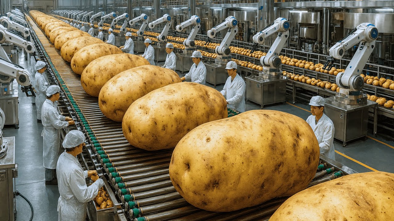 Inside a Potato Chip Factory: The Journey from Farm-Fresh Potatoes to ...
