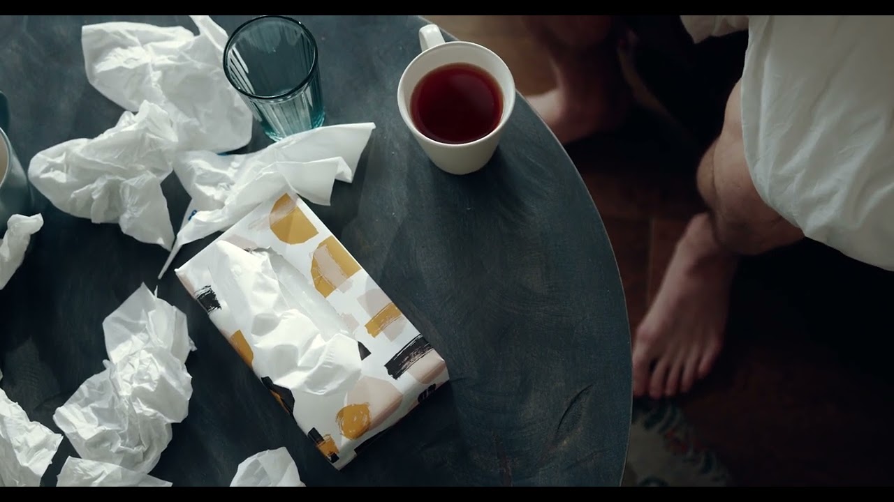 Covid 19 Stock Footage | A Sick Person Using Tissues | 4K Royalty Free ...