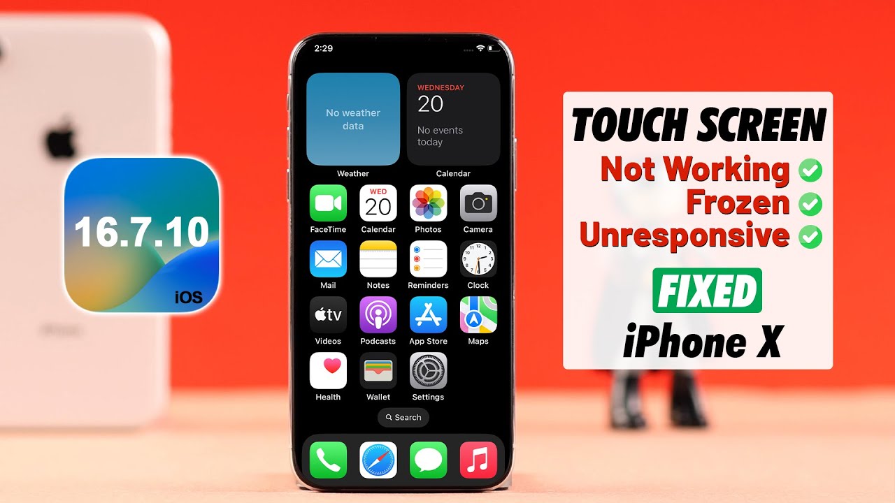 Touch Screen Not Working on iPhone X? - How to Fix! - YouTube
