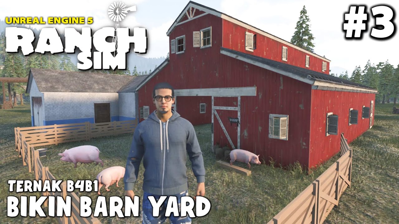 Bikin Ternak BABI Untung Banyak Jual Hasil Panen Kebun Ranch Simulator ...