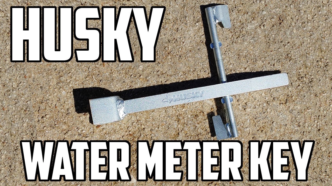 How To Turn Off House Water At The Meter. (Husky 4 in 1 Water Meter Key ...