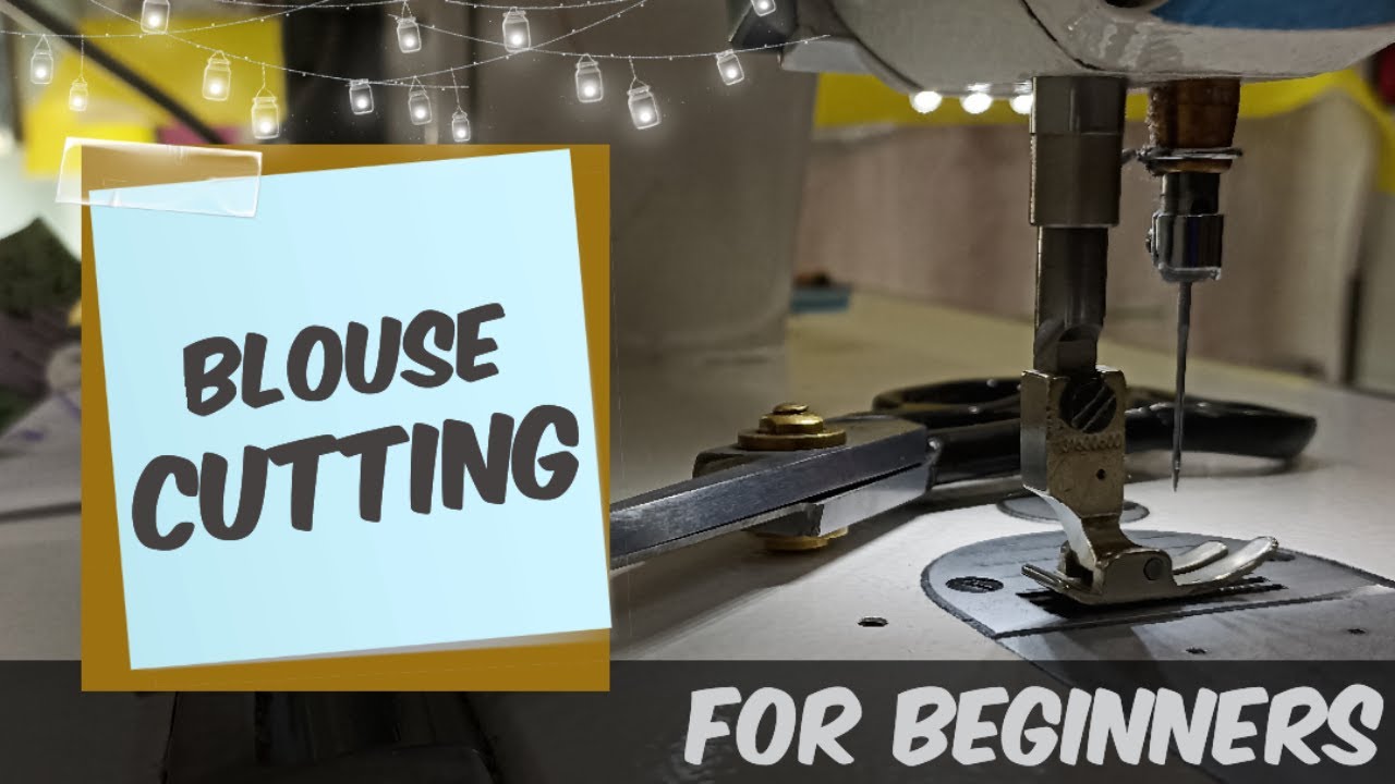 how to cut blouse for beginners / blouse cutting / simple blouse ...
