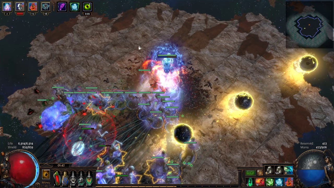 [POE 3.4] Soulwrest & The Baron Necro (Shaper run) - YouTube