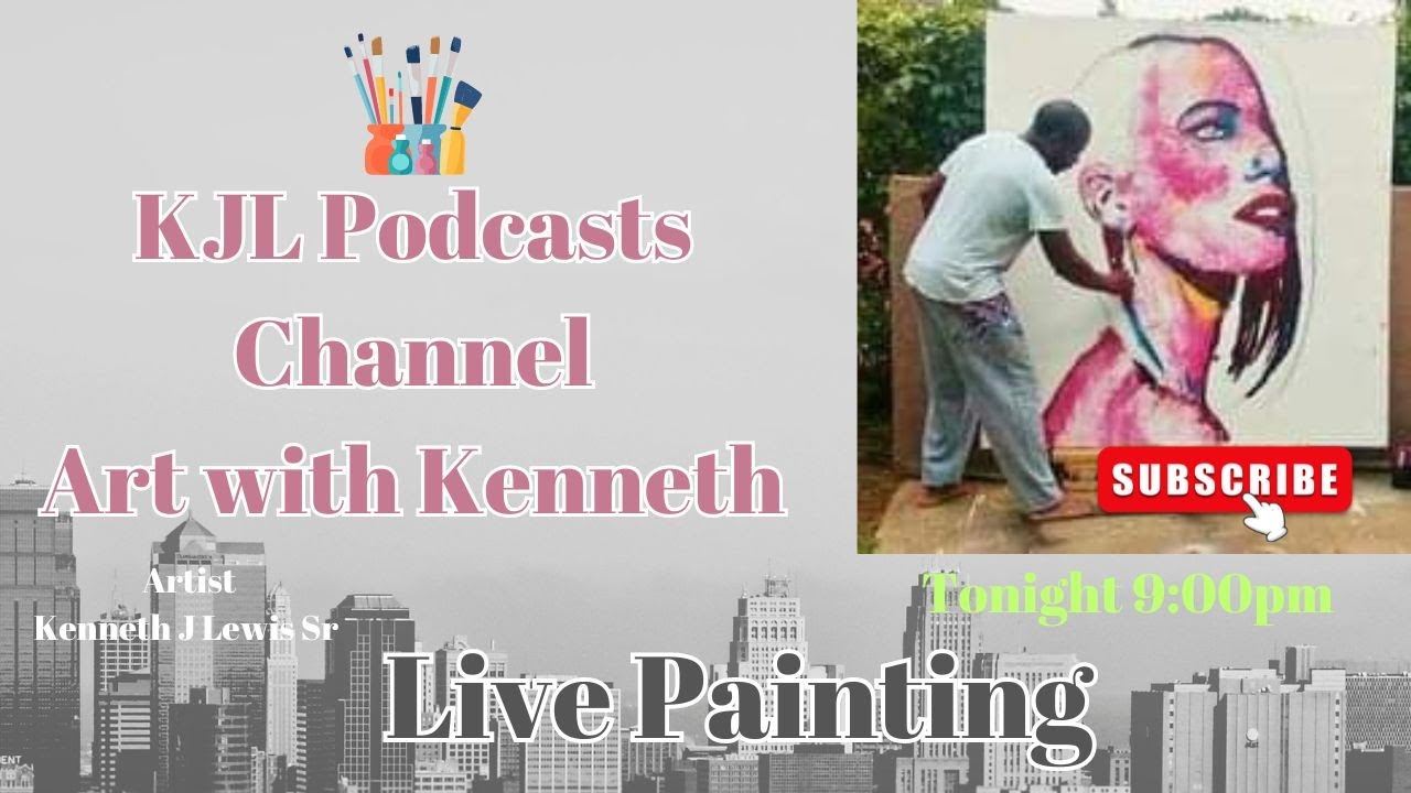 KJL Podcast Live Painting Working on a Series - YouTube