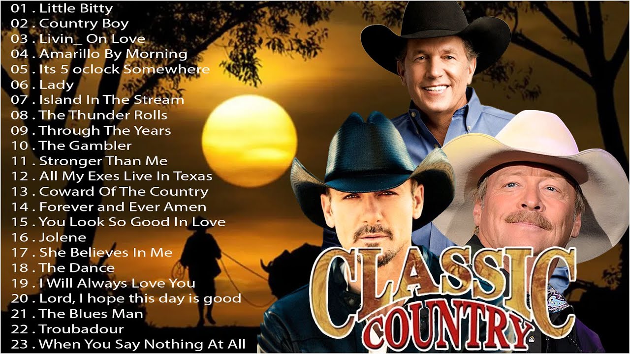 Best Classic Country Songs Of 1990s⚜️Greatest 90s Country Music HIts ...