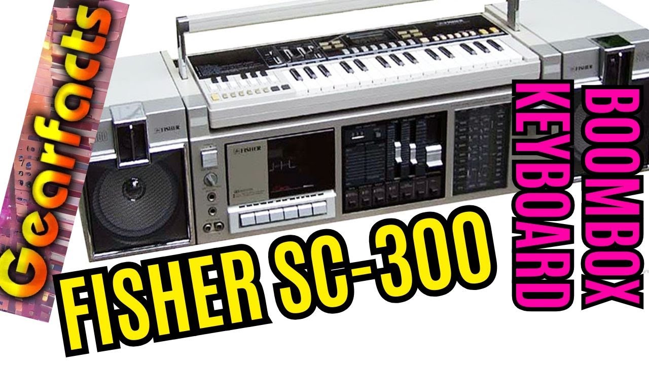 Keyboard-Boombox HYBRID! Extreme retro - FISHER SC-300 - YouTube