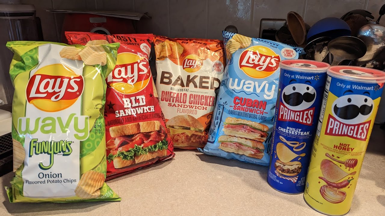 Trying New Summer 2023 Lay's & Pringles Limited Edition Potato Chip ...