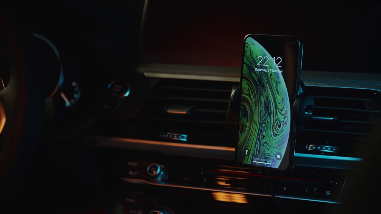 Epico Sensor Wireless Car Charger - YouTube