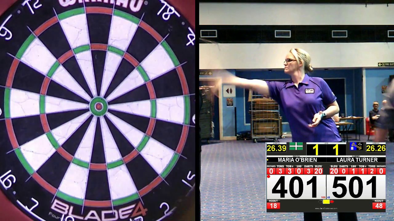Hampshire Darts Open 2017 - Ladies Final - Maria O'Brien Vs Laura ...