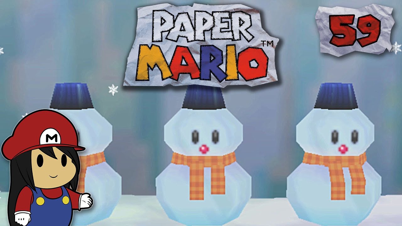 Paper Mario - Part 59: "Snowman Plan" - YouTube
