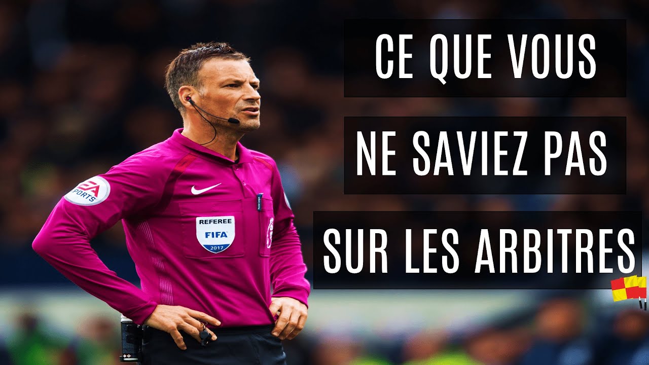 Cinq choses que vous ne saviez (sûrement) pas sur les arbitres - YouTube