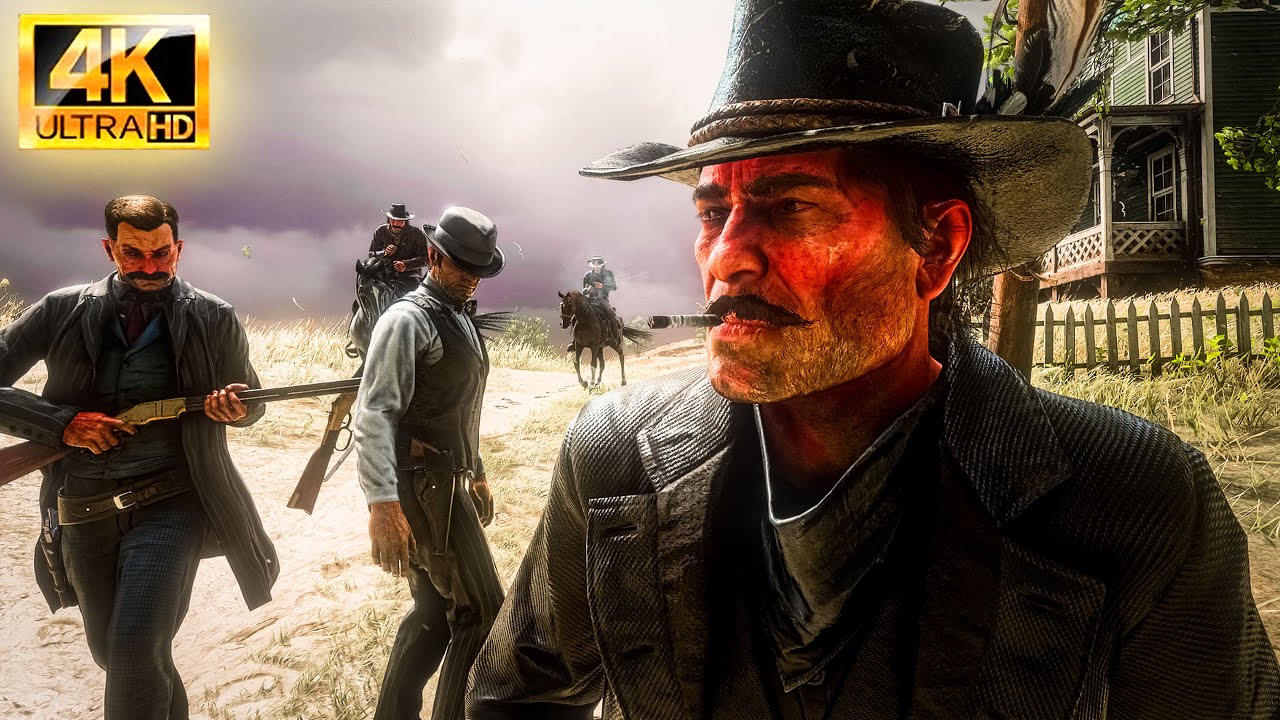 Red Dead Redemption 2 : Brutal Mafia Killing AK47 & Glock Vol.17 (4K ...