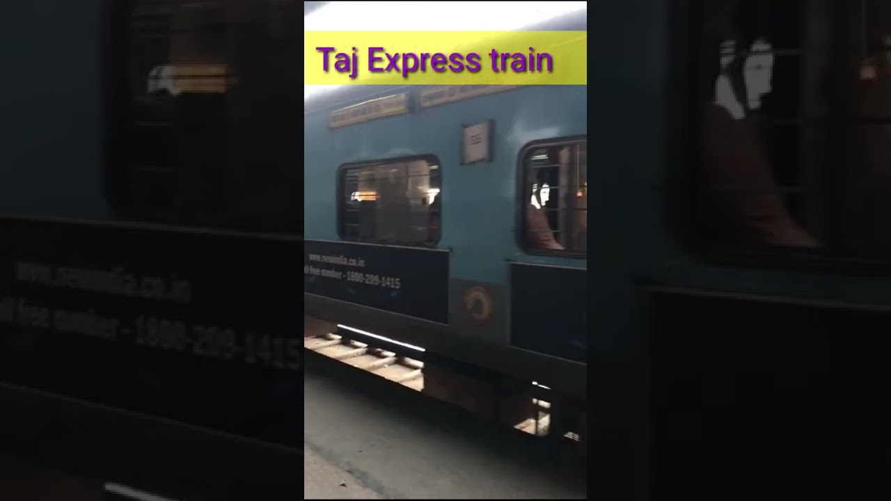 🟢Taj Express train | Indian superfast Train | #shorts - YouTube