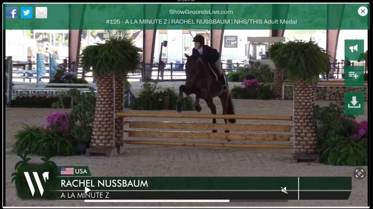 A La Minute & Rachel Nussbaum NHS Adult Medal ESP Fall Classic ...